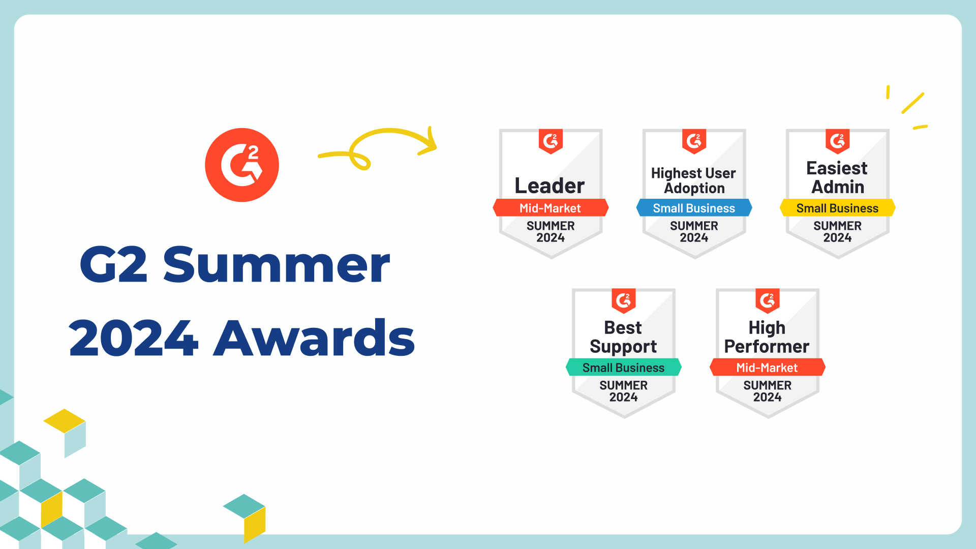 G2 spotlights Cube as an FP&A Leader, awarding badges for Highest User Adoption, Best Support ...